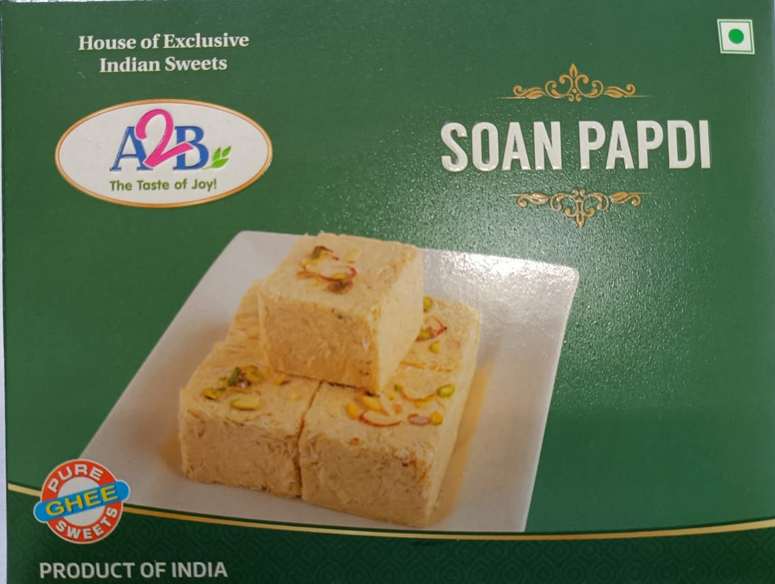 A2B Ghee Soan Papdi - Yummy Sweets and Snacks